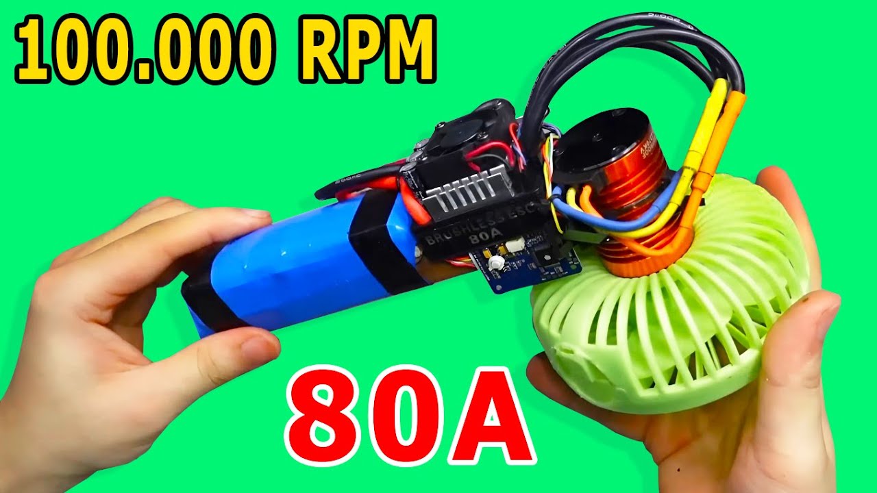 Built the Most Powerful Mini Fan You’ve Ever Seen! - YouTube