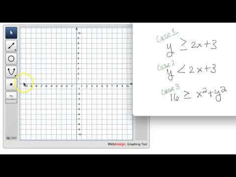 Graphing Using Shading on WebAssign - YouTube