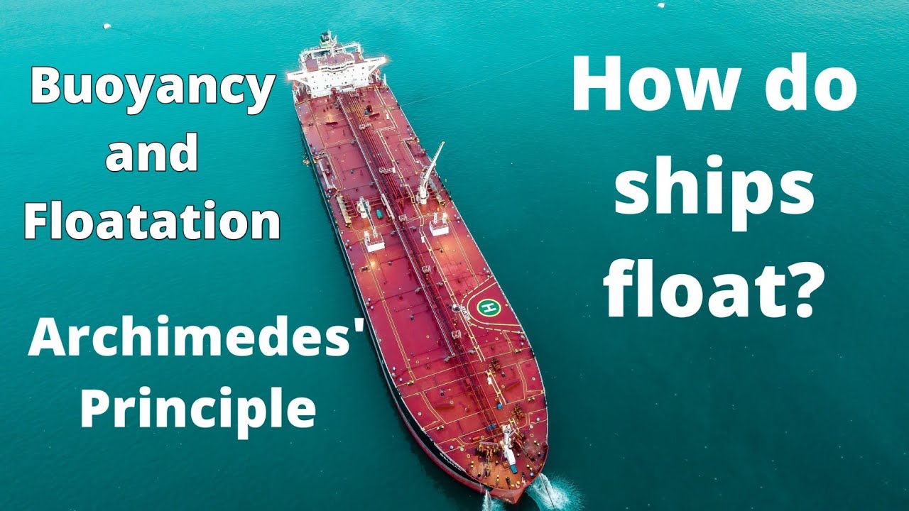How do ships float? | Archimedes' principle | Buoyancy and floatation ...