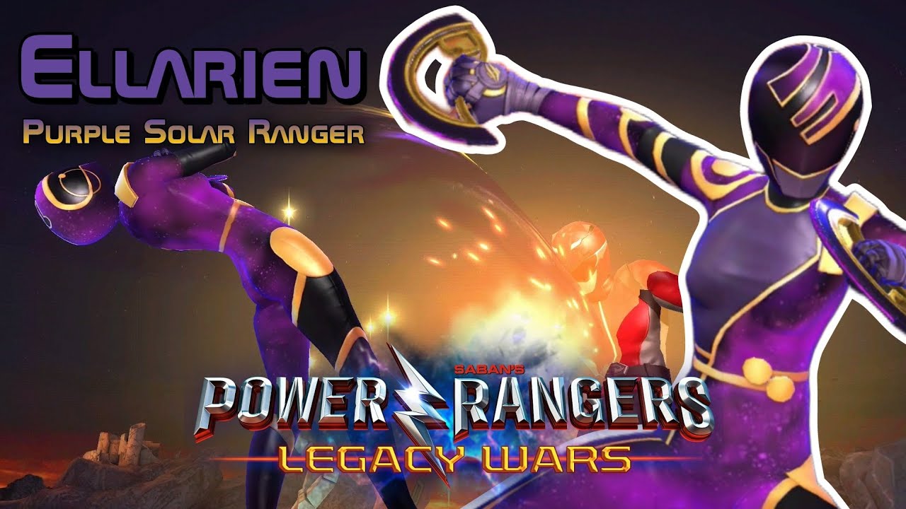 Power Rangers⚡️Legacy Wars Week 38 Ellarien Purple Solar Ranger ออริจิ ...