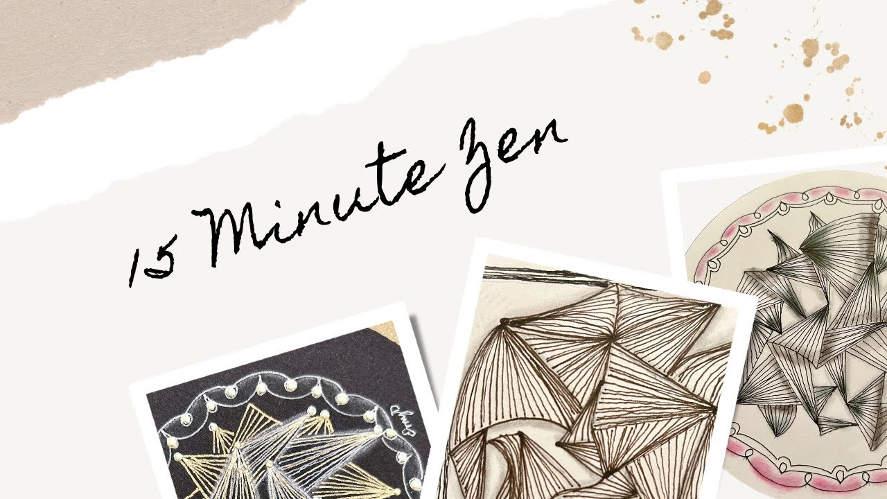 Munchin | Beginner Zentangle | - YouTube