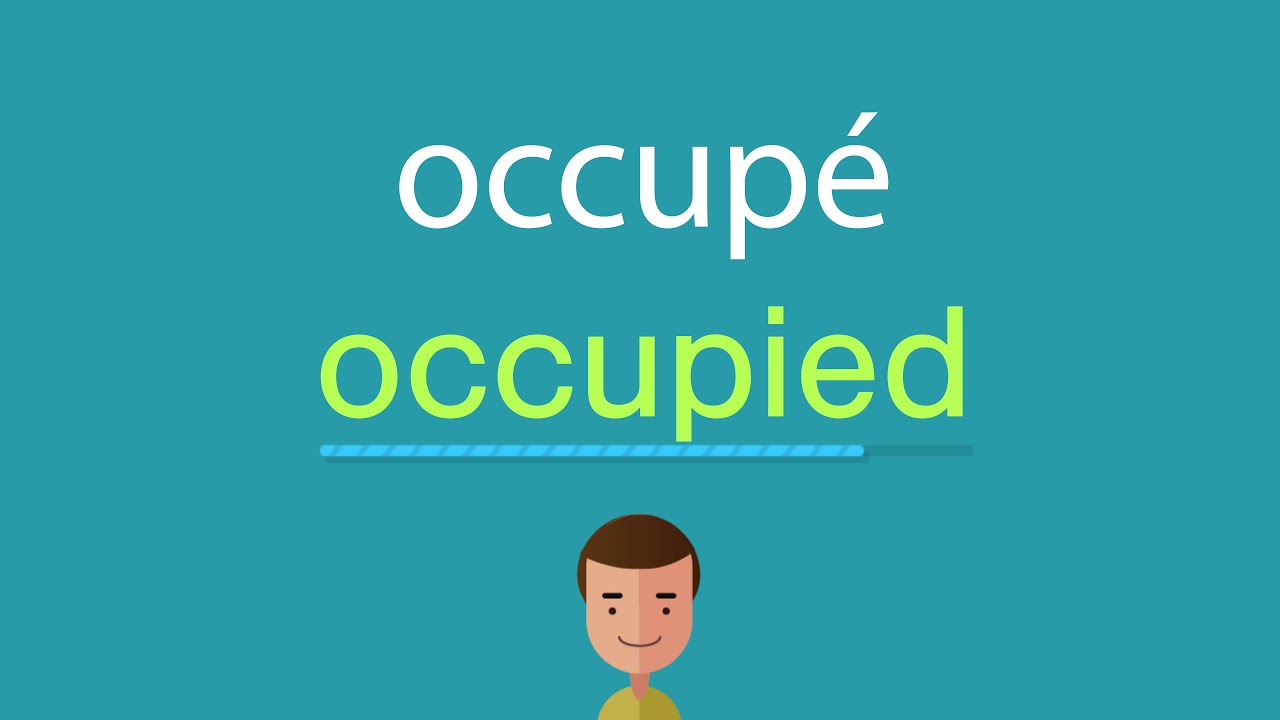 Comment dire occupé en anglais - YouTube