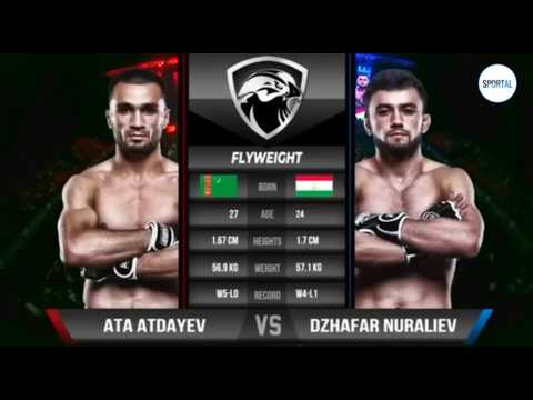 Ата Агдаев 🇹🇲 против Джафарали Нуралиева 🇹🇯 | Полный бой | UAE Warriors MMA