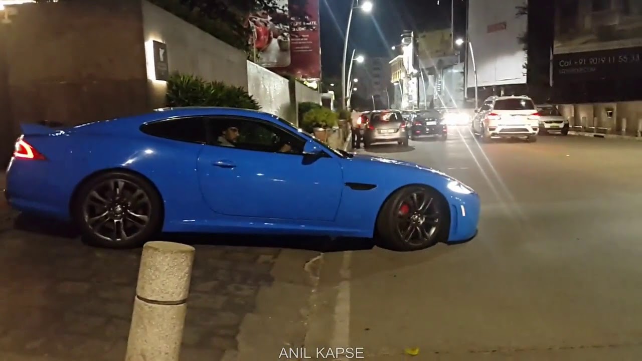 Actor Darshan's jaguar XKRS new car - YouTube