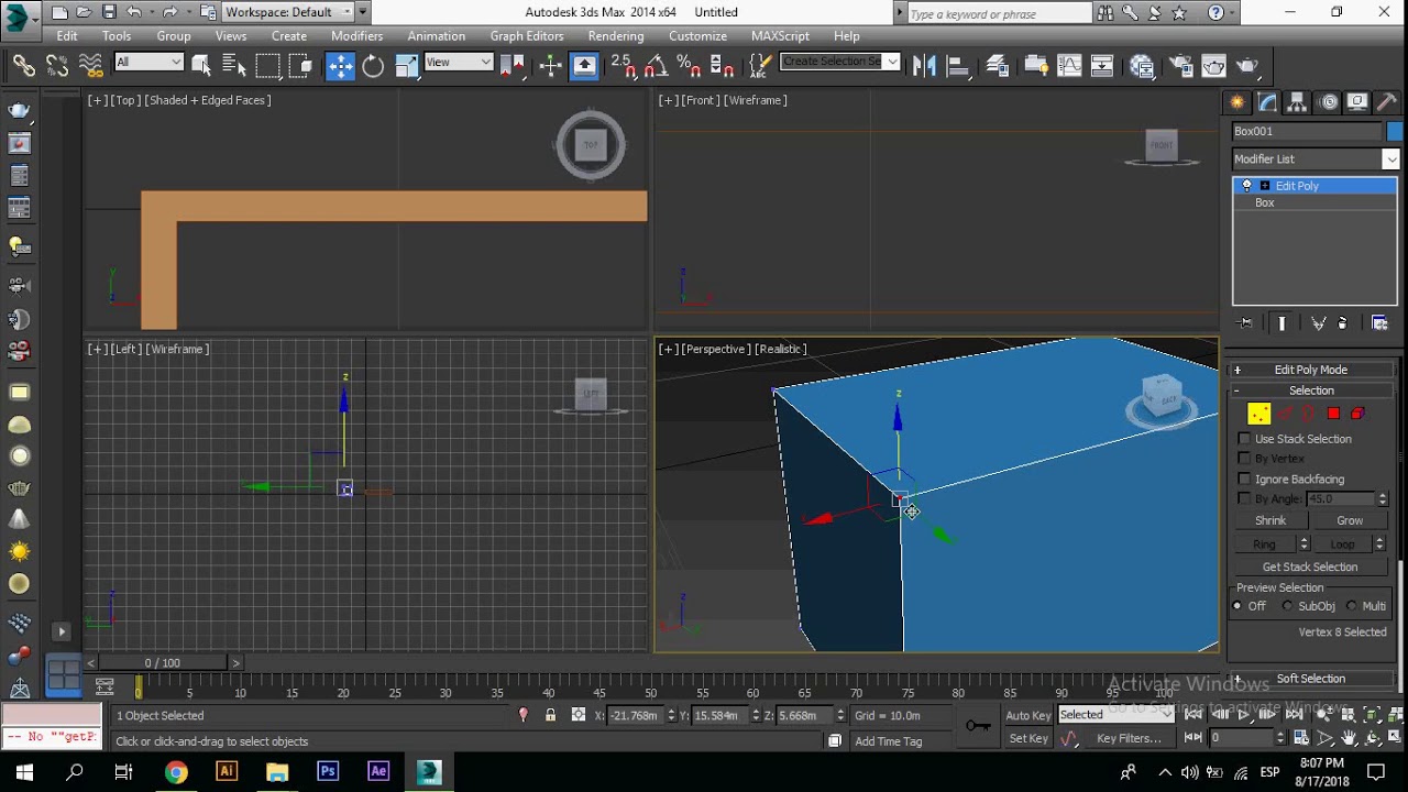 Modificador Edit Poly - YouTube