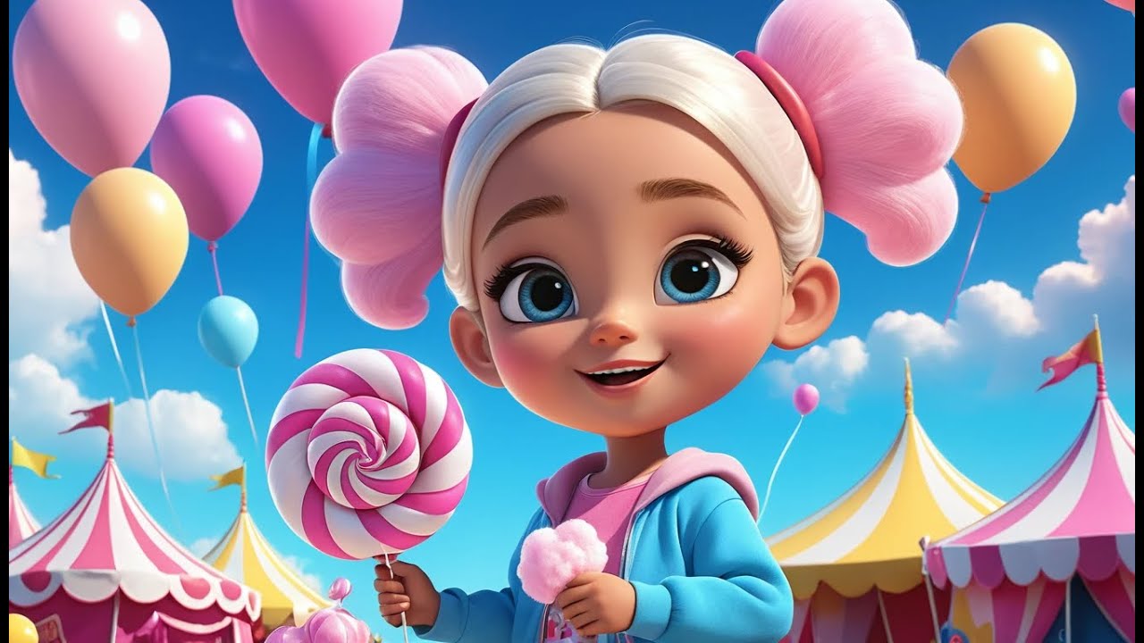 Cotton Candy, Sweet and Light Delight | Fun Candy Song for Toddlers ...