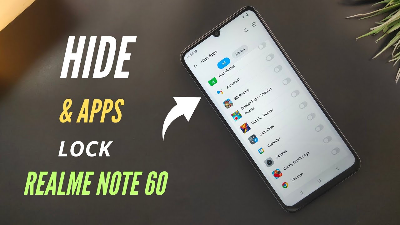 Realme Note 60, 61 Hide & Apps Lock | Hide Apps In Dialer | - YouTube