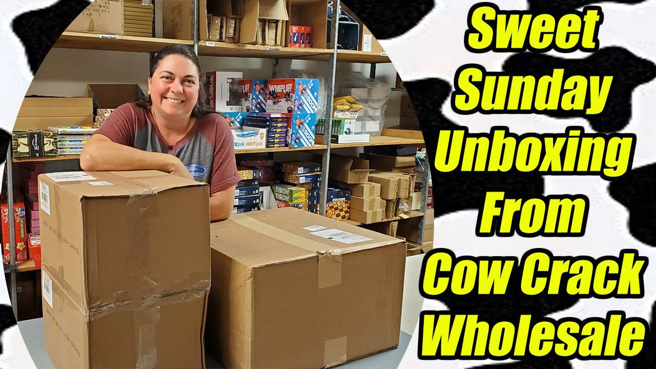 Sweet Sunday Unboxing from Cow Crack Wholesale! Check out what we got ...