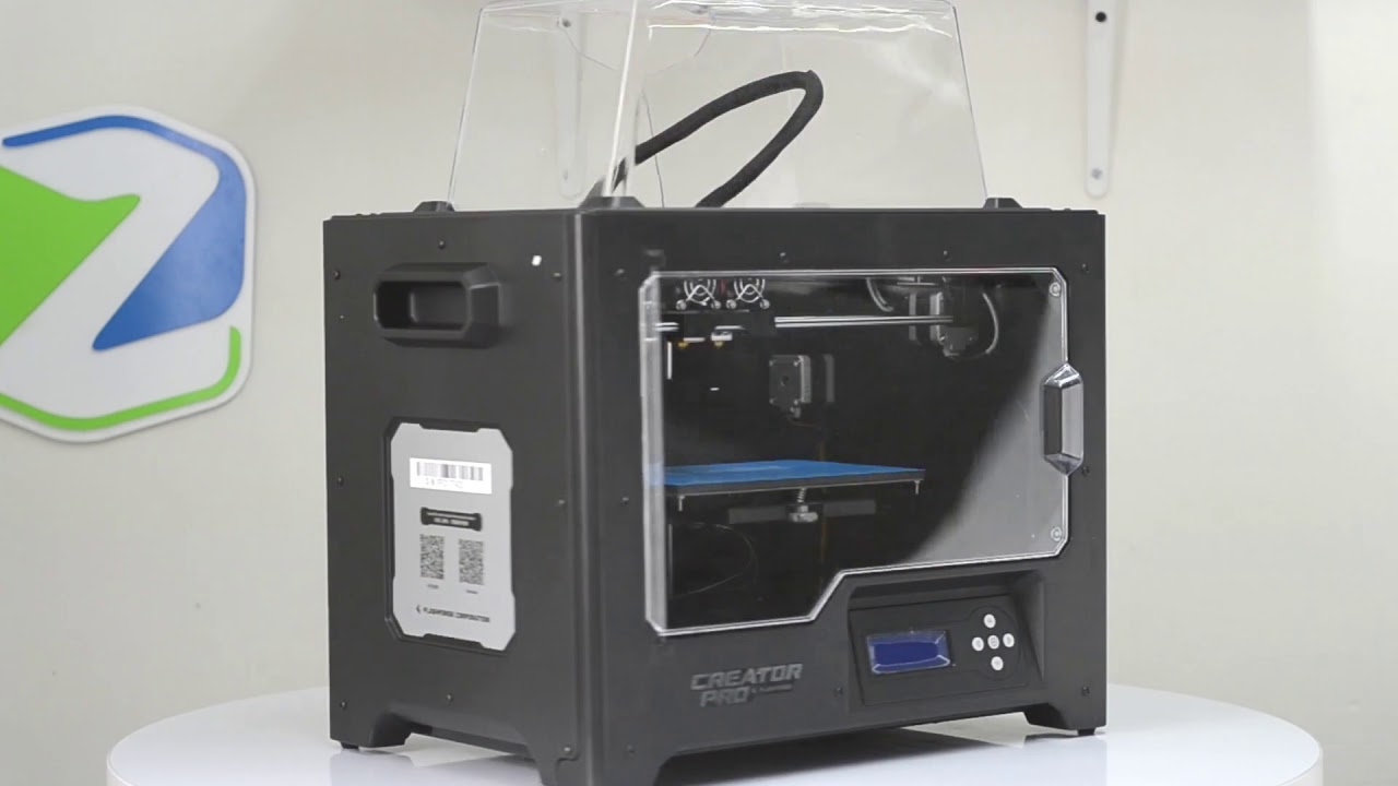 Flashforge Creator Pro ideaz3d - YouTube
