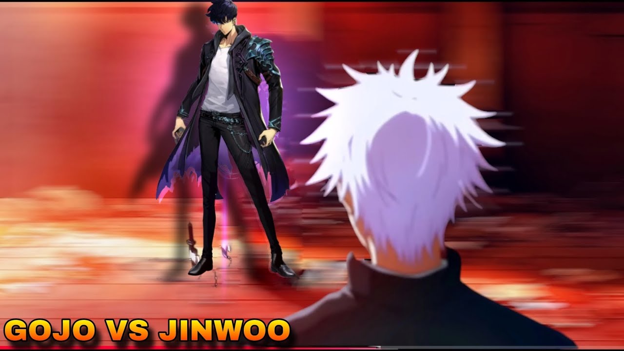 What if Sung jin woo fight gojo ( Solo leveling x Jujutsu kaisen) fan ...