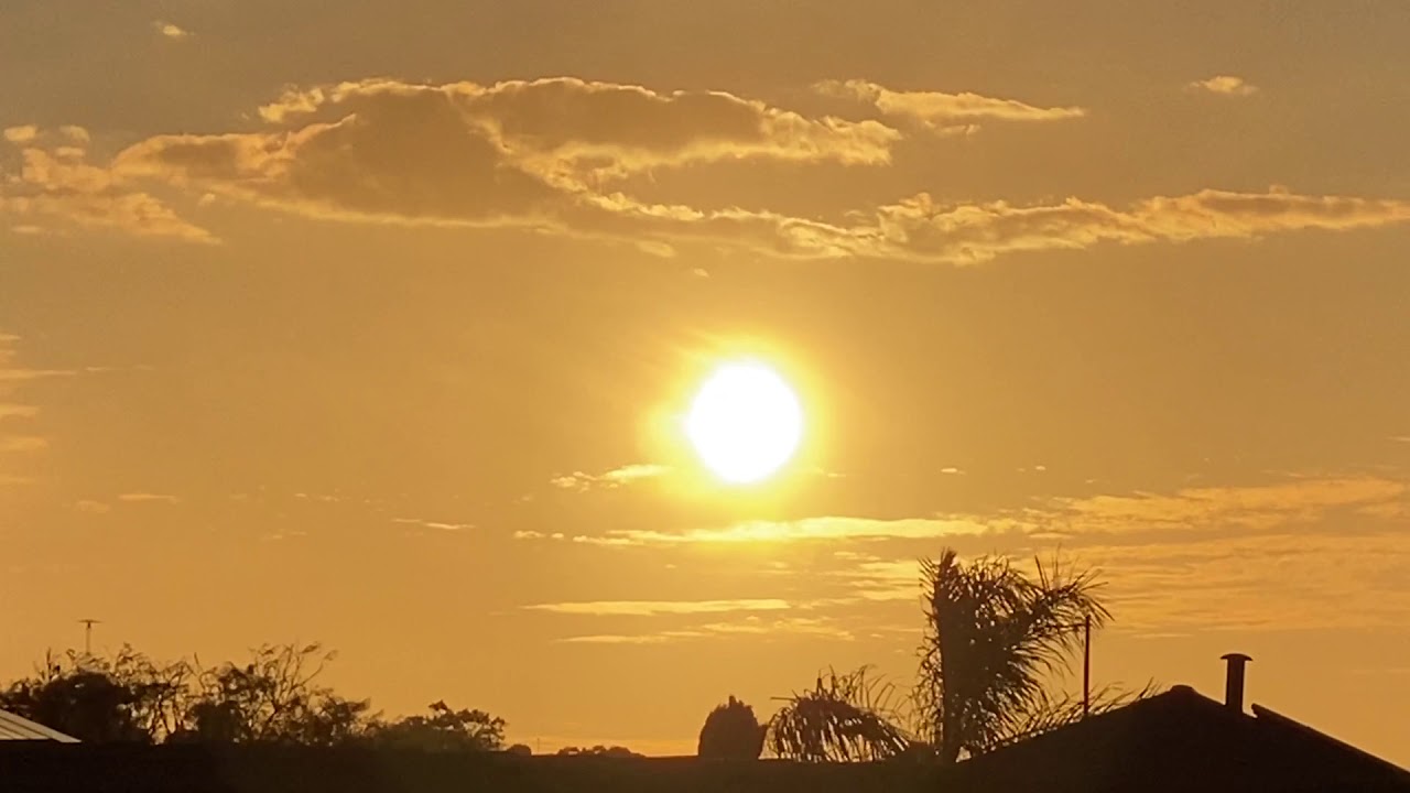 First Sunset Captured With Camera on iPhone Pro 11 - YouTube