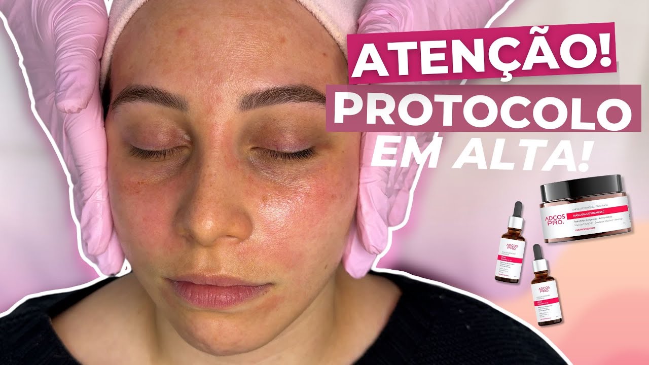 GLASS SKIN - PROTOCOLO FACIAL COM ADCOS - YouTube