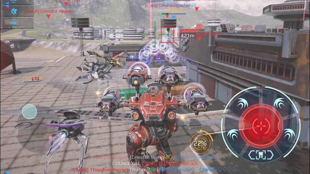 Gl. Patton inspects the Champion League | War Robots gameplay - YouTube