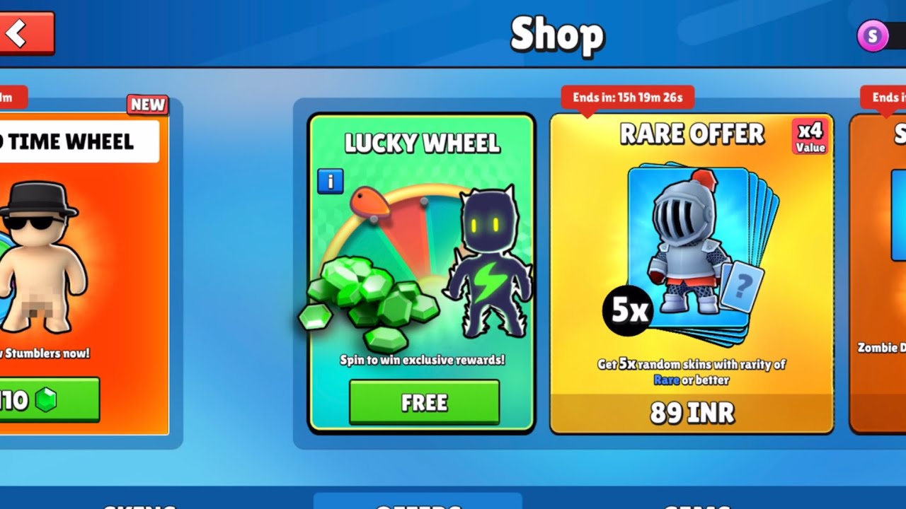 New Lucky Wheel & Classic Wheel in Stumble Guys - YouTube