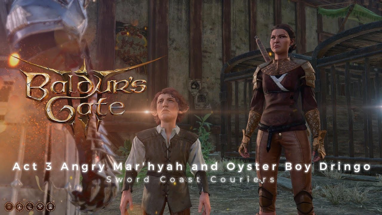 Baldur's Gate 3 Act 3 Angry Mar'hyah and Oyster Boy Dringo - Sword ...