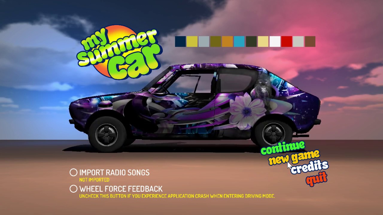 My Summer Car - Custom Paint by Game Hard 4.0 - YouTube