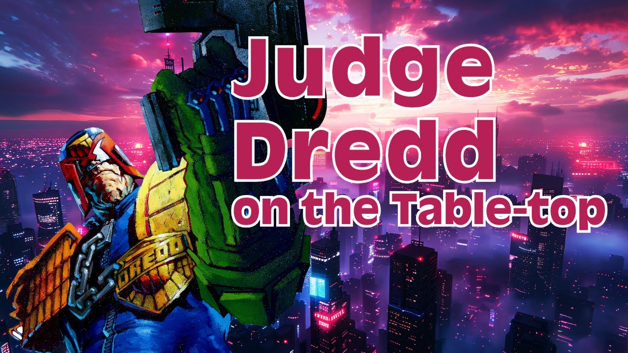 Judge Dredd Miniature Wargames - YouTube