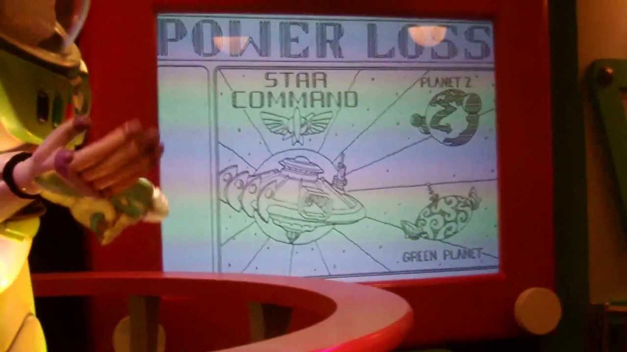 Animatronic of Buzz in Buzz Lightyear Laser Blast - YouTube