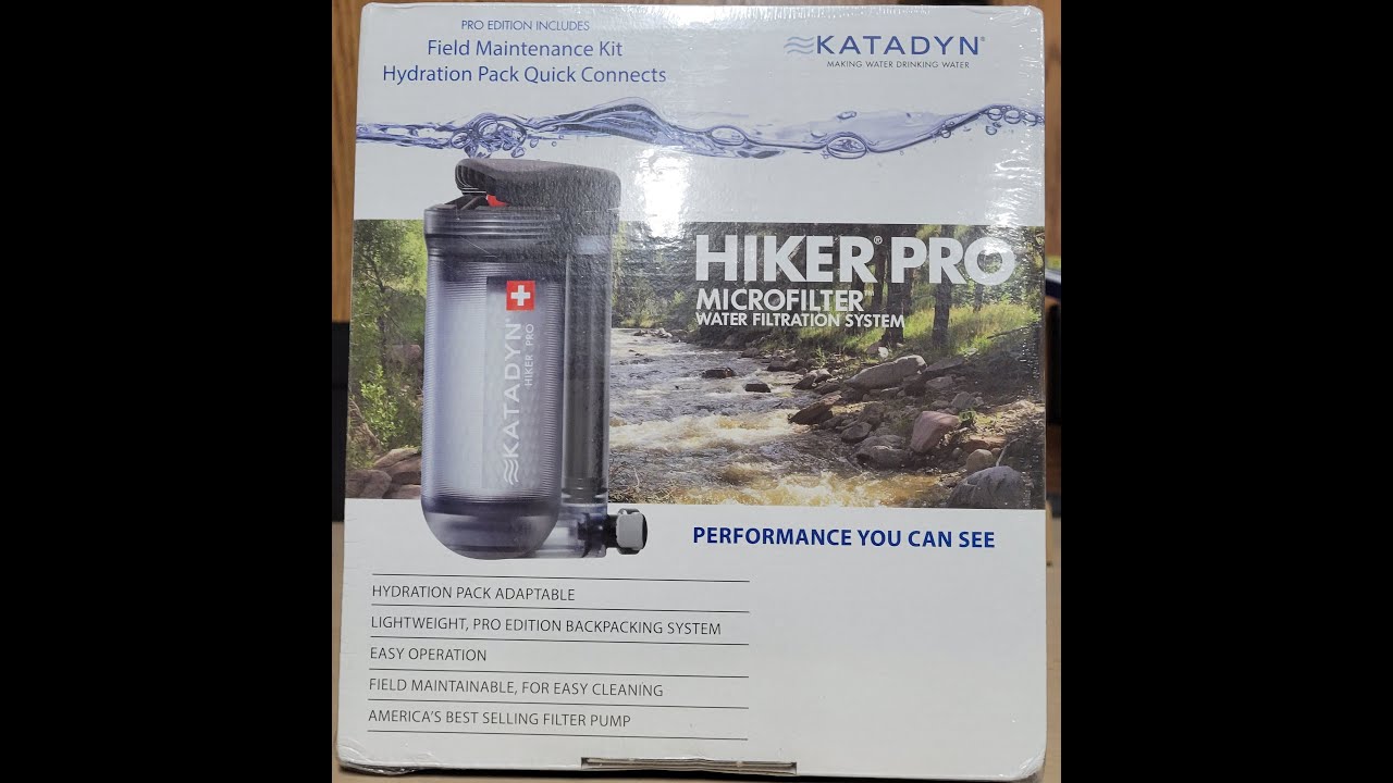 Katadyn - Hiker Pro Microfilter Water Filtration System - Review - YouTube