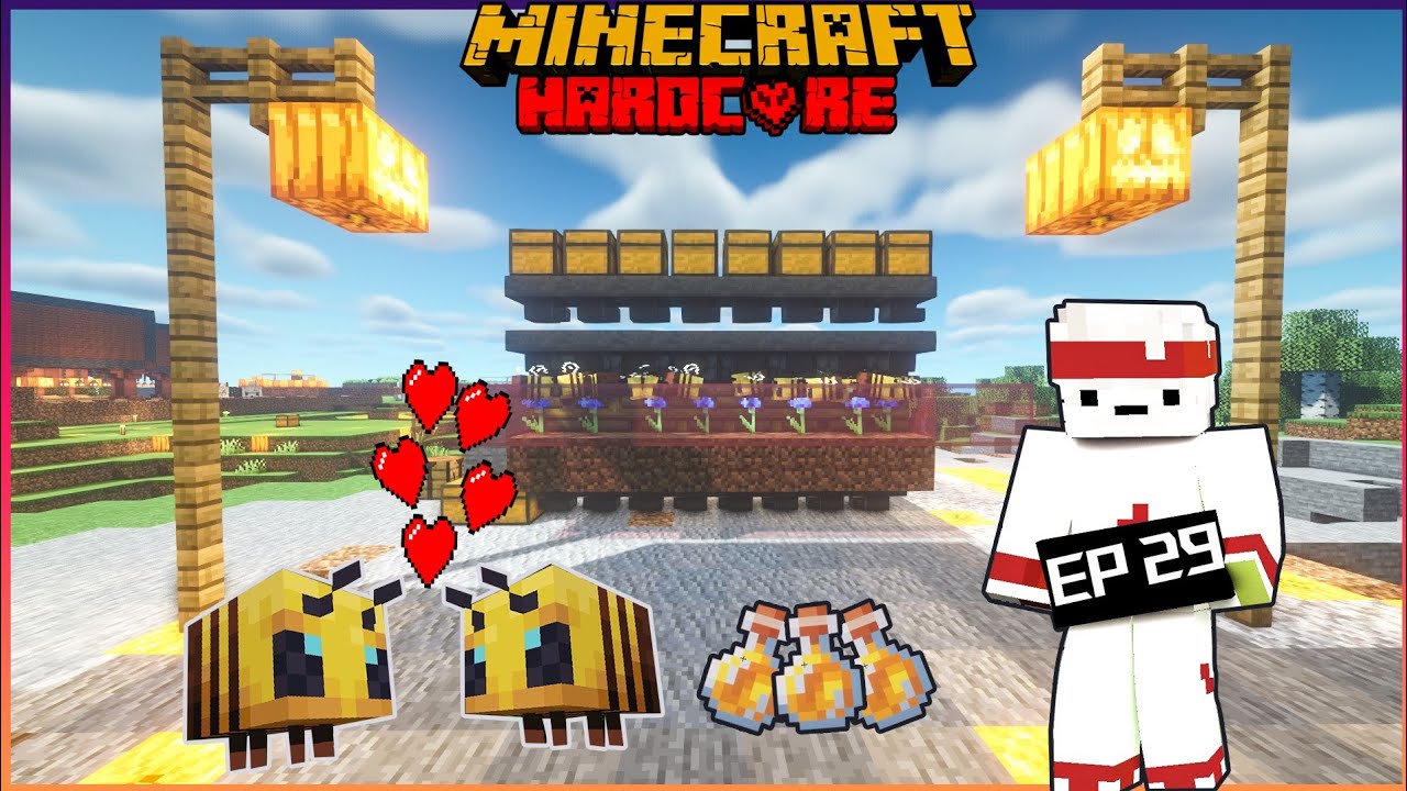 Honey Blocks Farm In Minecraft Hardcore || Survival Series EP - 29 ...