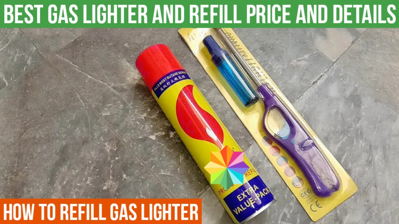 gas lighter refill price how to refill a lighter for kitchen 2023 - YouTube