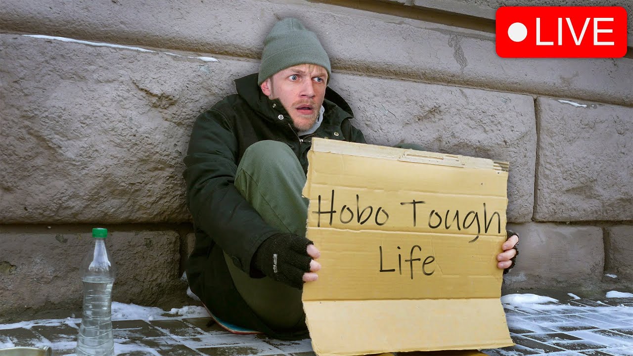 LIVE 🔴 Milan speelt Hobo Tough Life (Zwerver Simulator) & Trein Station ...