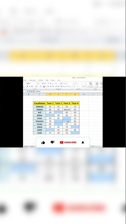 Excel shorts - YouTube