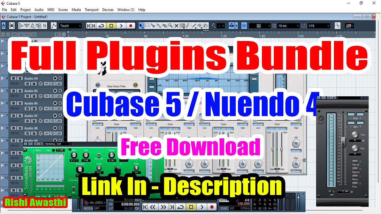 Mixing and Mastering Full Plugins Bundle || Cubase 5 and Nuendo 4 ...