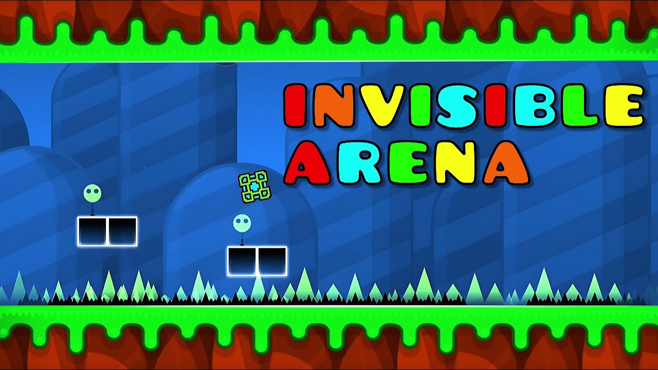 Cara Membuat Invisible Arena Di Geometry Dash - YouTube