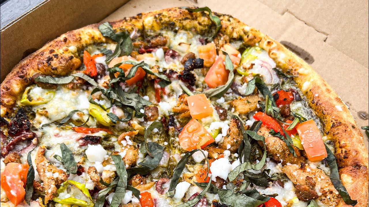 I Tried The Best Vegan Pizza in the IE! | Vegan Korner in Grand Terrace ...