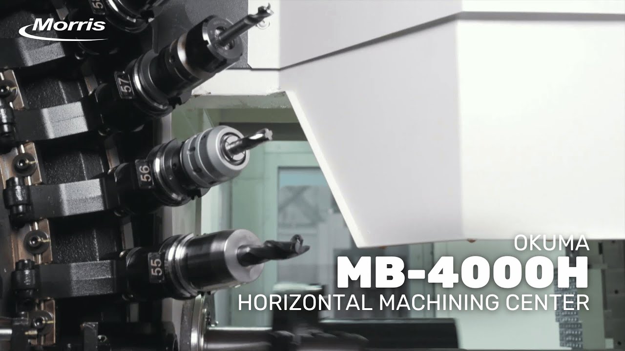 Okuma's MB-4000H - Horizontal Machining Center - Morris - YouTube
