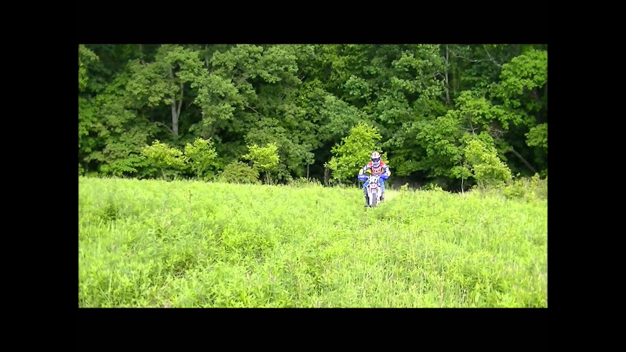 Dustin Scheller riding at his house - YouTube