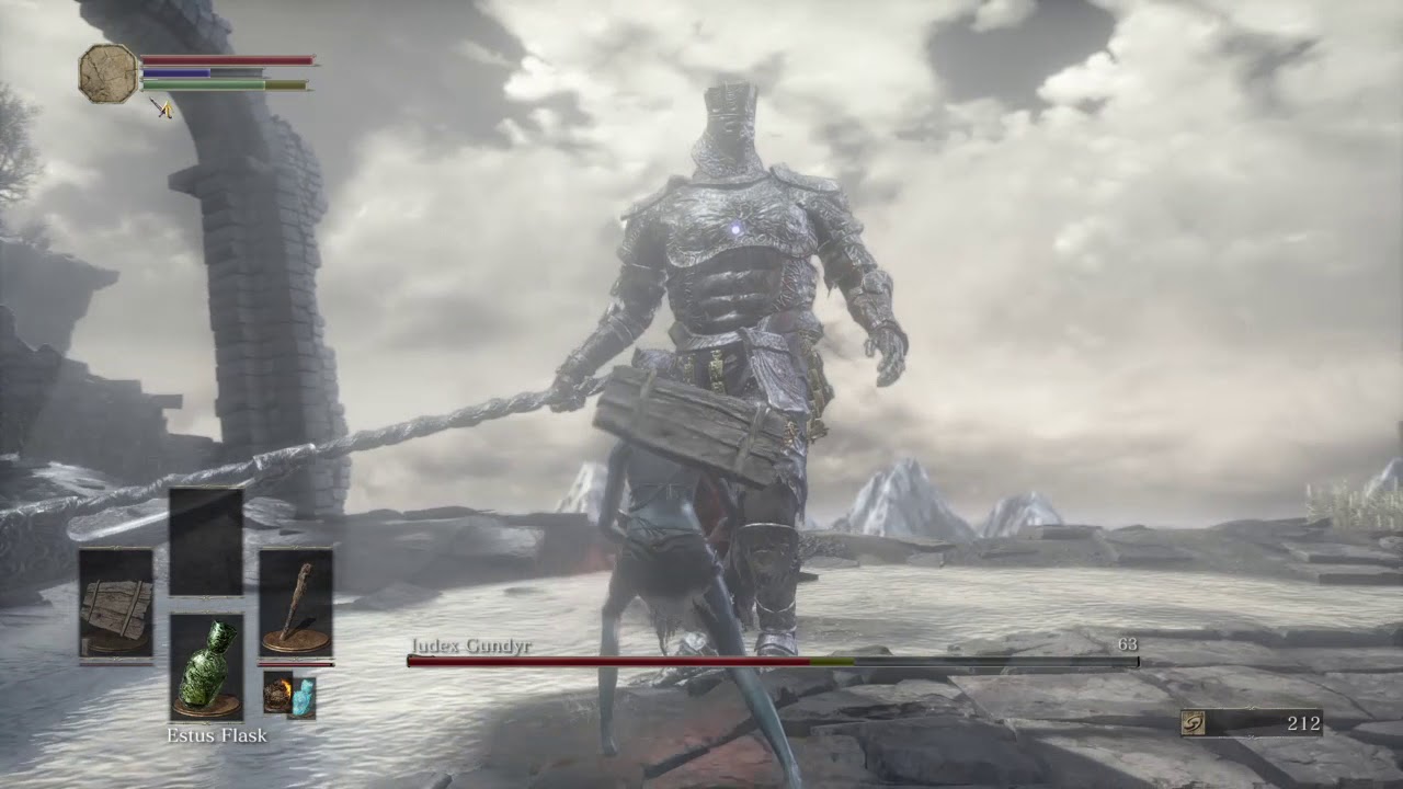 DARK SOULS 3 - Iudex Gundyr boss fight - YouTube