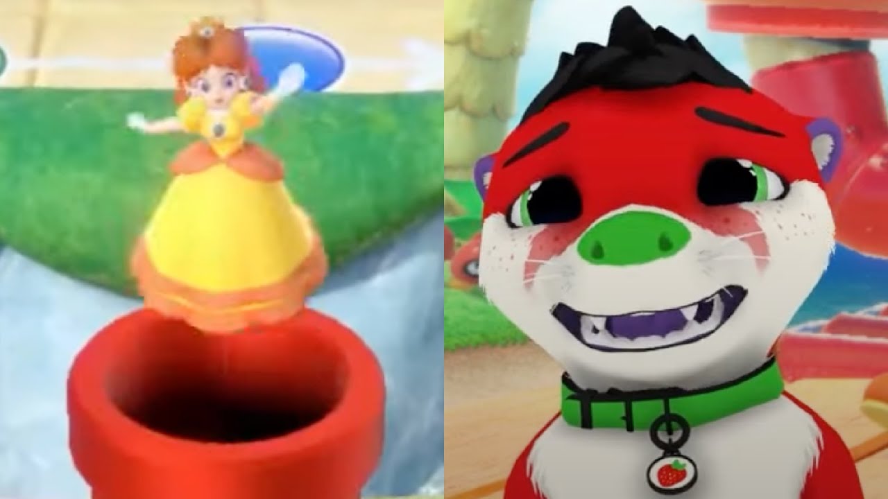 DAISY TAKES THE PIPE 🚰 // Super Mario Party // ft. Whiskey Dingo & Kiwi ...