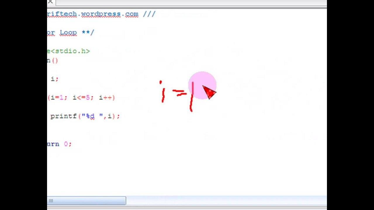 Bangla C programming tutorial 29 For Loop - YouTube
