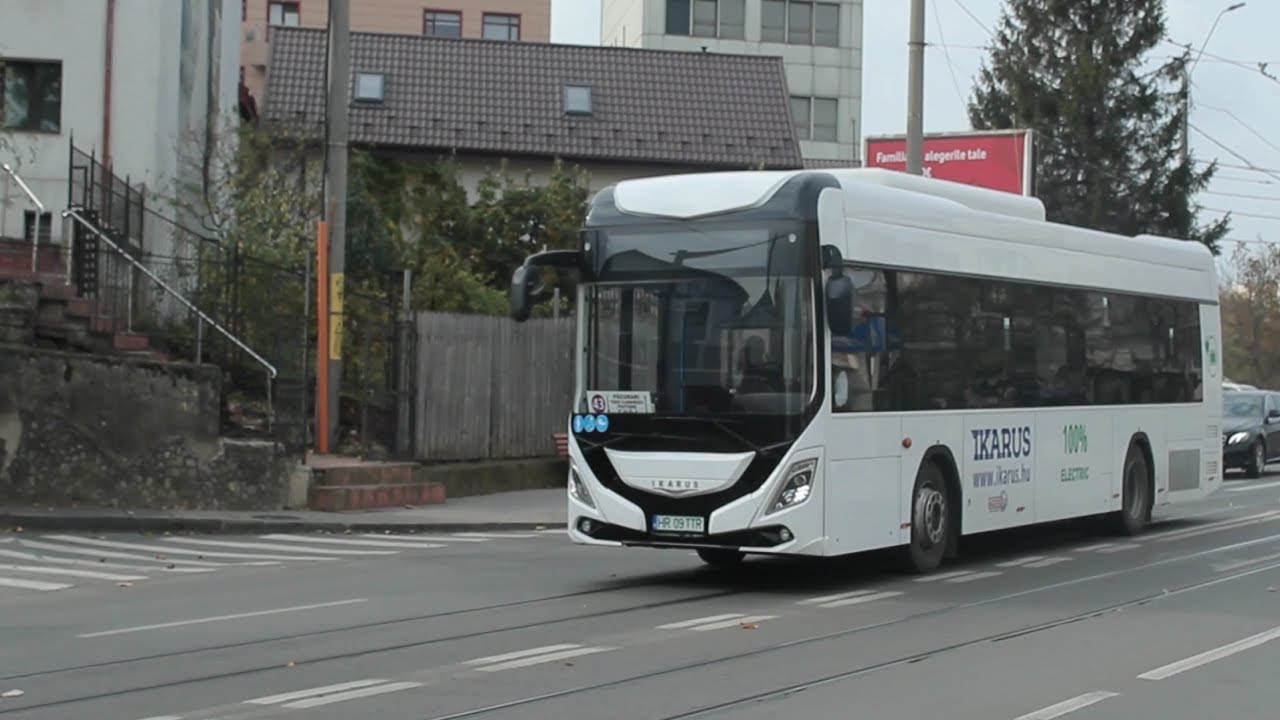 Ikarus 120e City Pioneer, in teste la Iasi - YouTube
