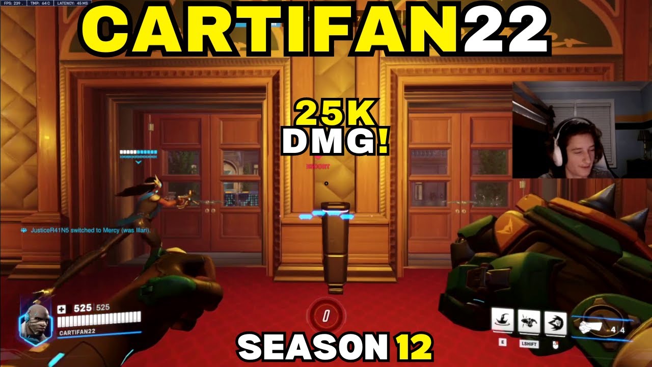 25K DMG! CARTIFAN22 VS DURPEE SEASON 12 DOOMFIST GAMEPLAY OVERWATCH 2 ...