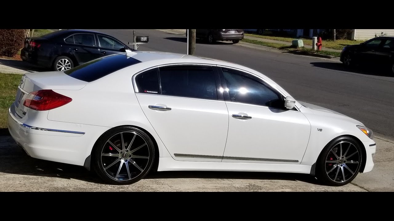 Genesis 5.0 R-spec V8 with muffler delete performance chip and air ...