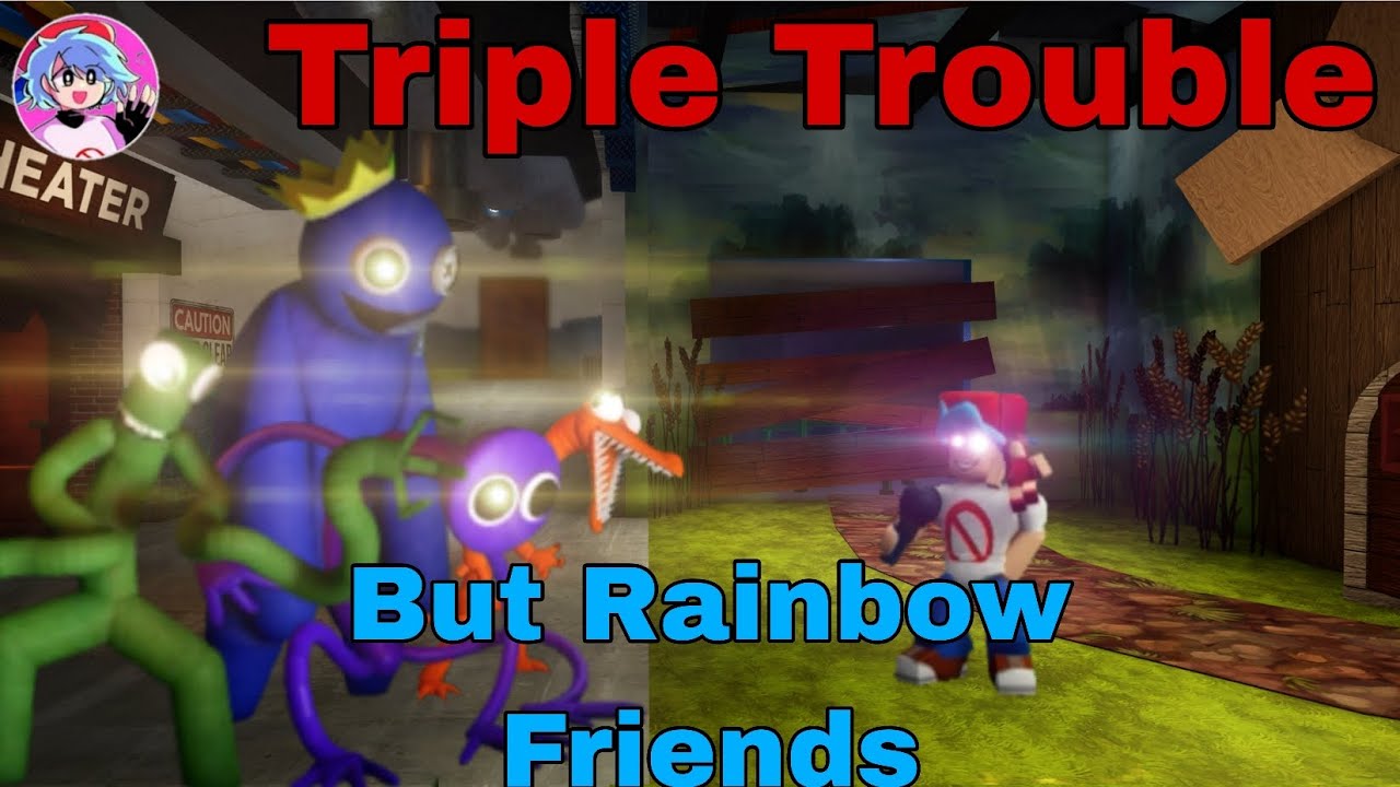 🎶Triple Trouble,but Rainbow Friends🎶#fnf - YouTube