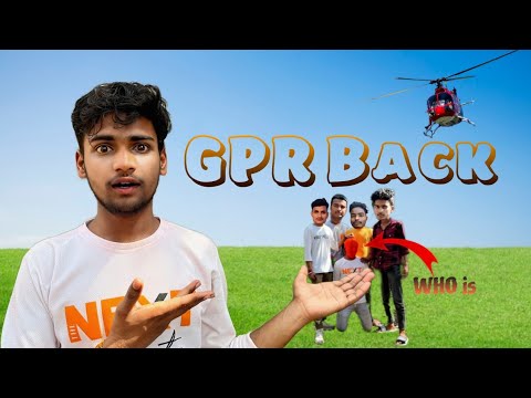 GPR is back 😎 @Mr.gimmyexplain - YouTube