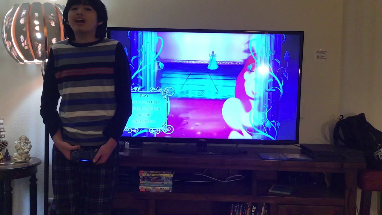 Walt Disney CINDERELLA Blu-Ray Movie Menu Walkthrough Video - YouTube