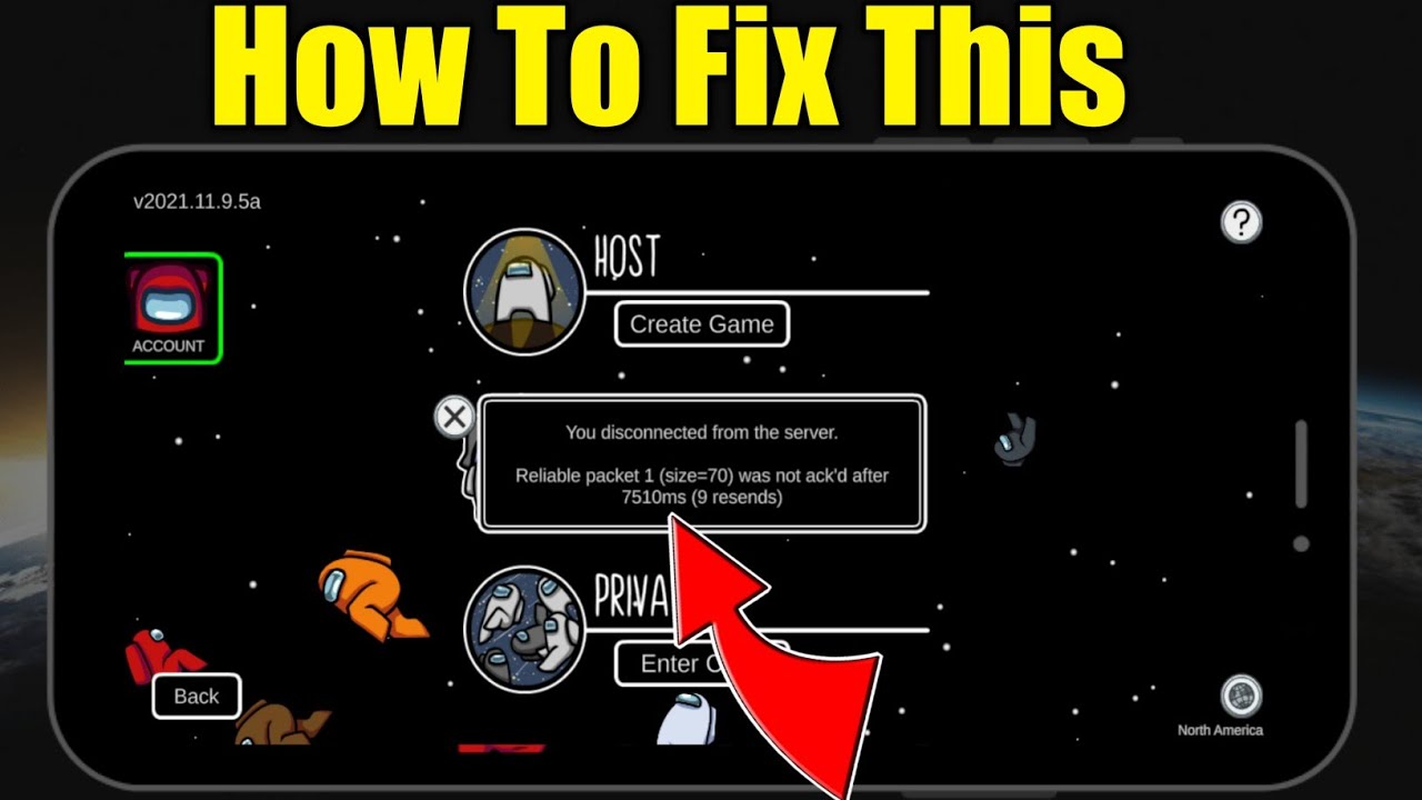 How To Fix Among Us Disconnected From Server | Among Us Update - YouTube