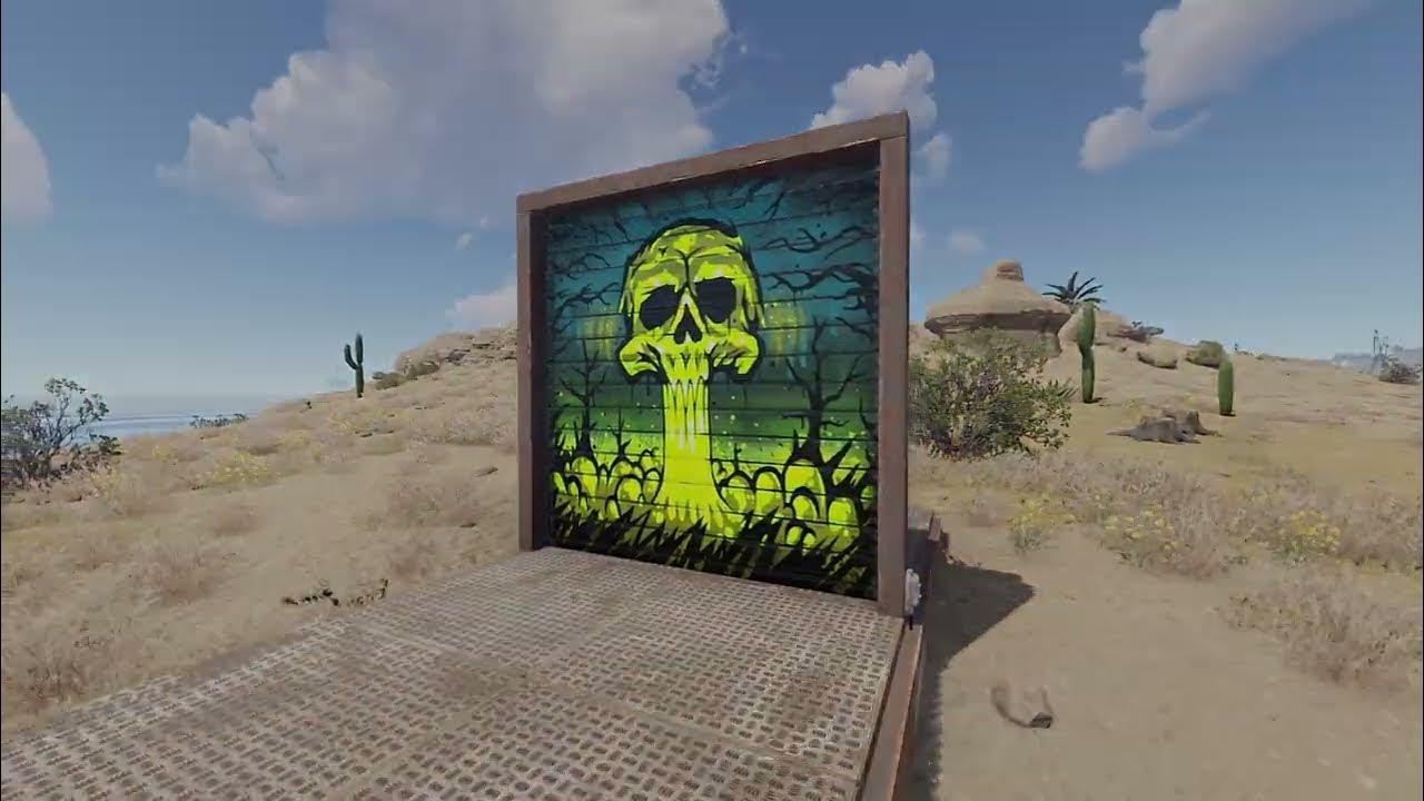 RUST SKIN SPOLIGHT - Atomic Garage Door - YouTube