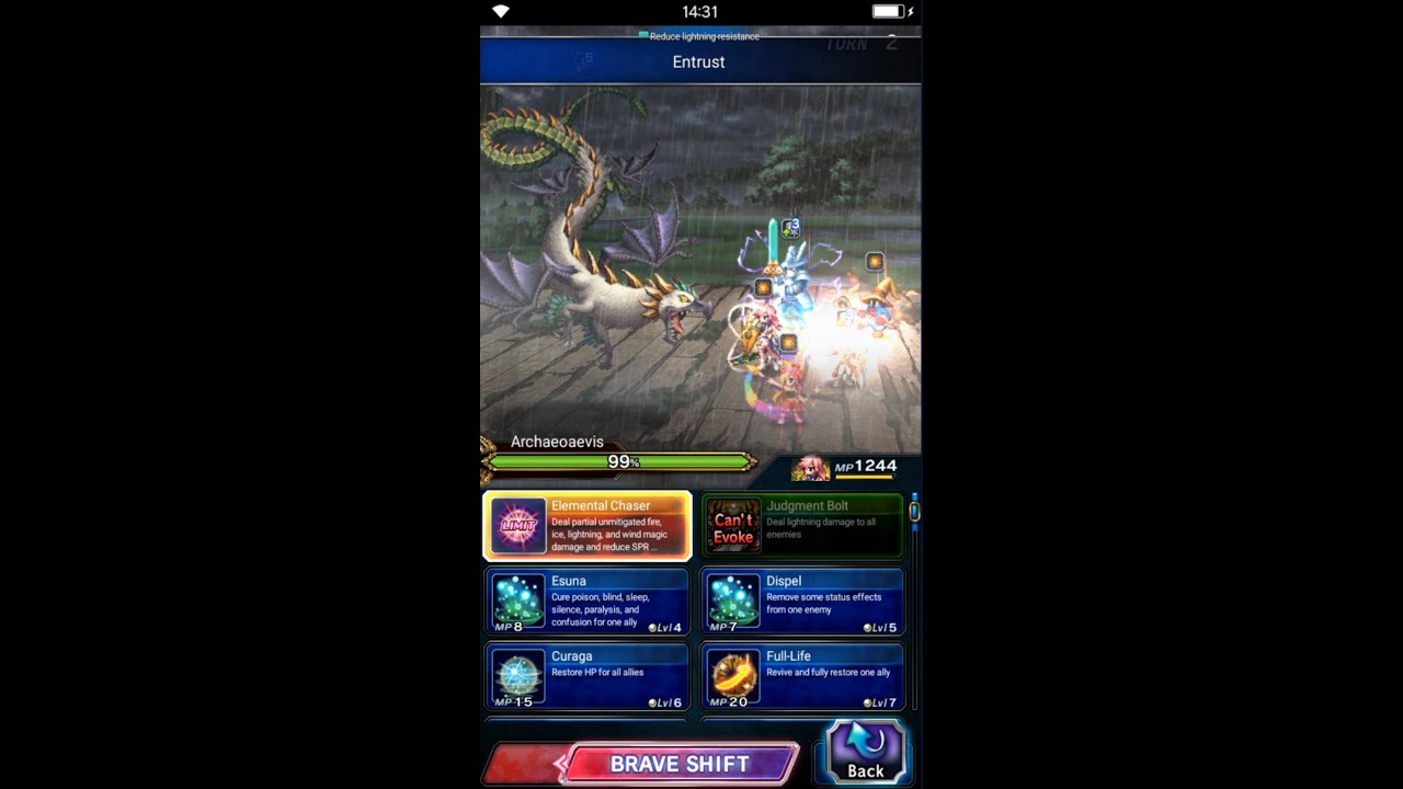 FFBE - 12 Types Takedown: Archaeoaevis ADV (All Missions) - YouTube