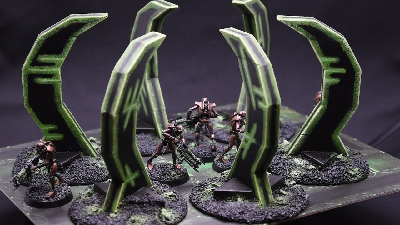 Simple Necron Terrain for 40k Indomitus... Part 1! - YouTube