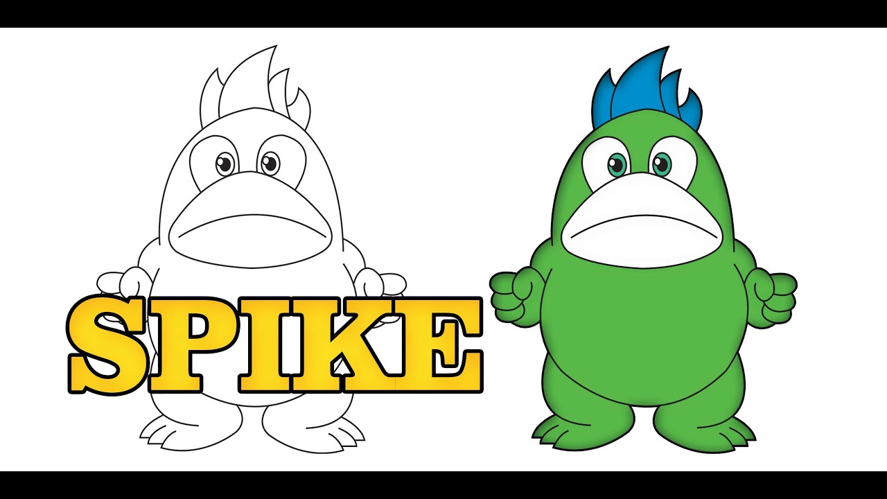 How To Draw Spike | Super Mario - YouTube