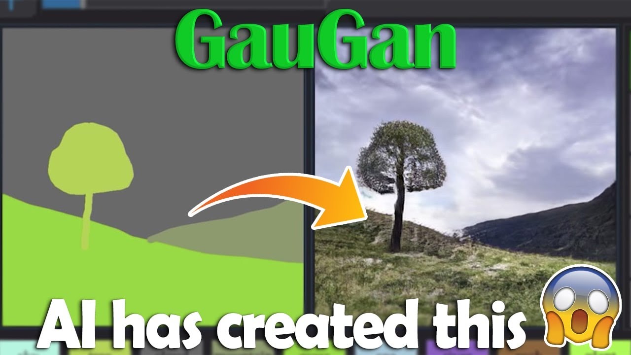 AI has created this image - Nvidia GauGan | Creating Landscape with AI ...