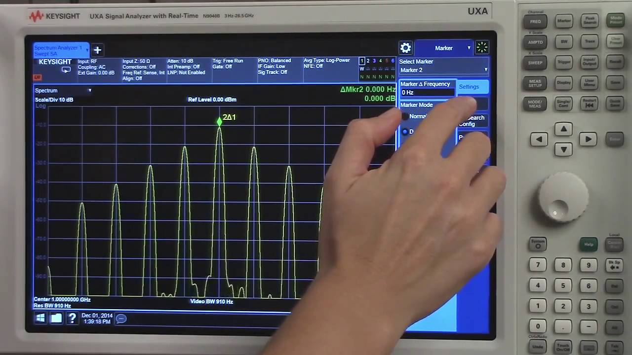 Multi-Touch UI Tips and Tricks #4: Marker Settings | N9040B UXA Signal ...
