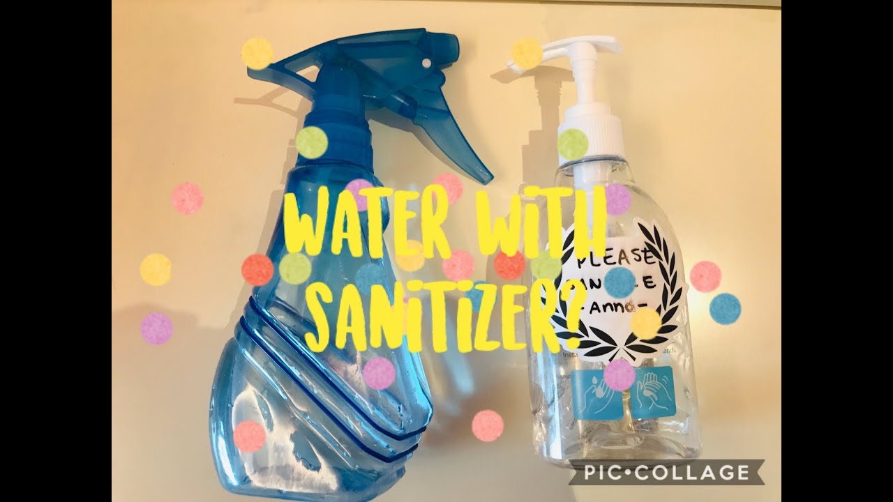 Water with Sanitizer??? Gooey~ - YouTube