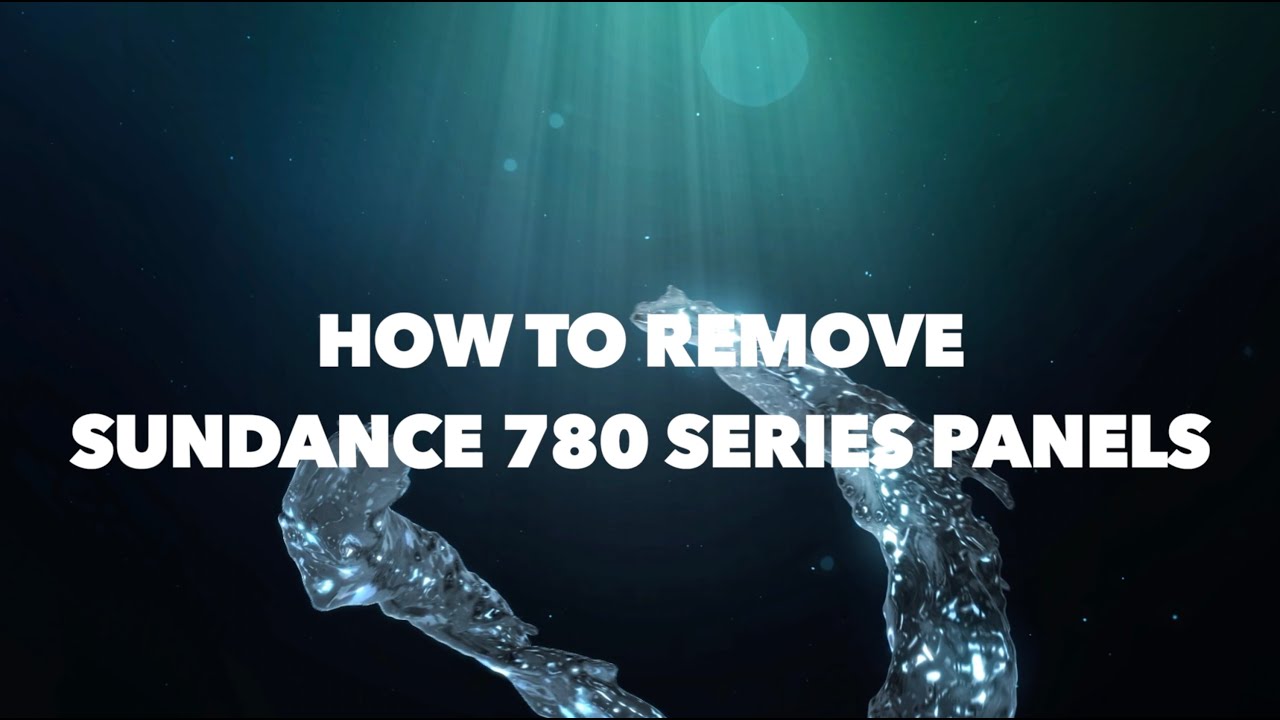 How to remove a 2024+ Sundance 780 Series Panel - YouTube